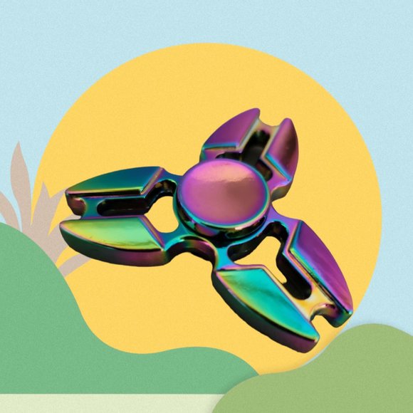 Accessories | Metal Heavy Fidget Spinner With Black Zipper Case | Poshmark